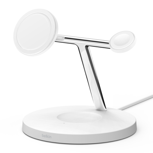 Belkin Boost 3-in-1 Wireless Charger with MagSafe 15W | Mac-Ave