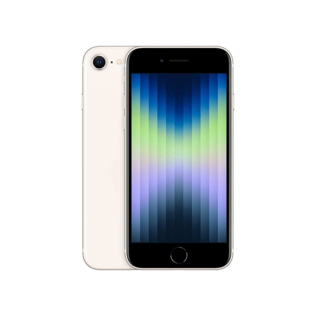 Used: iPhone SE (3rd generation, 128 GB) - Starlight -5G | Mac-Ave