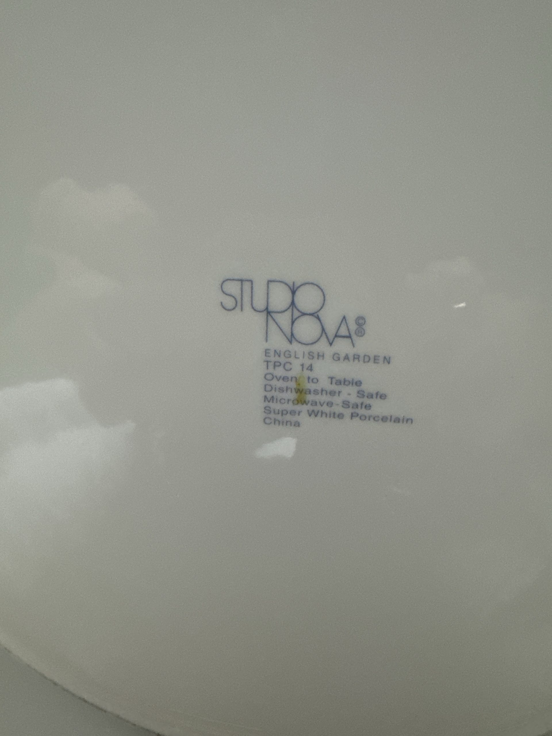 STUDIO NOVA Porcelain 2 Qt Covered Casserole, English Garden | Mac-Ave