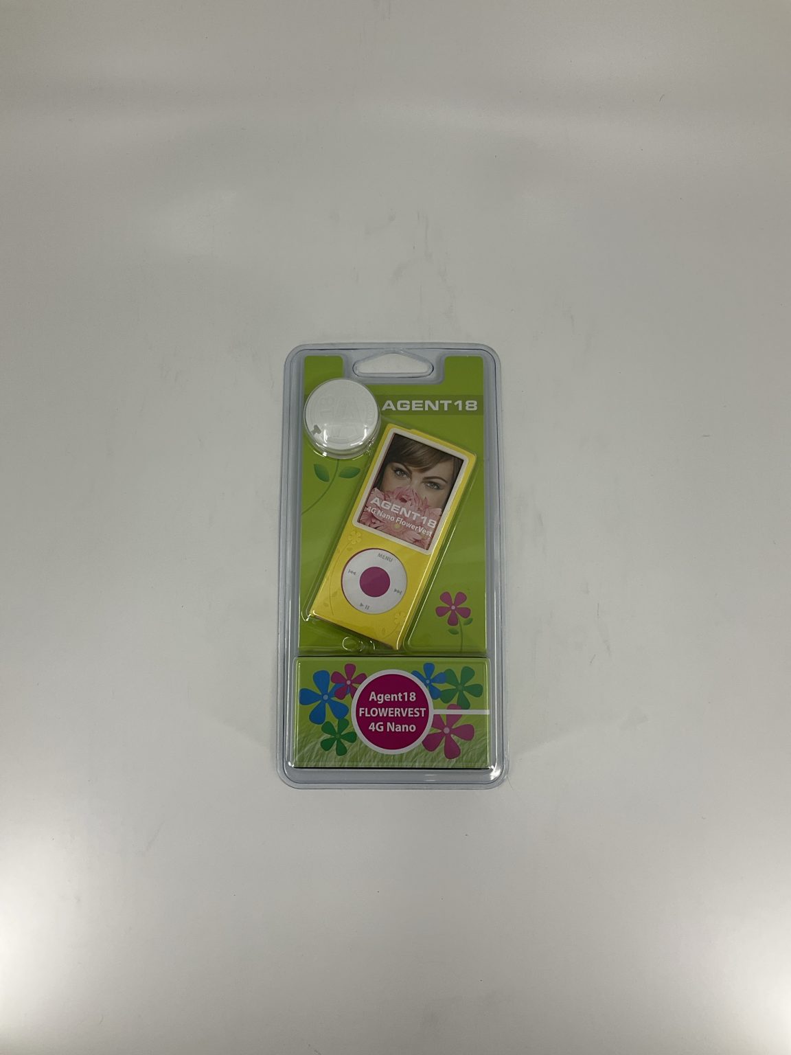 FlowerVest for iPod nano 4G, Yellow by Agent 18 | Mac-Ave